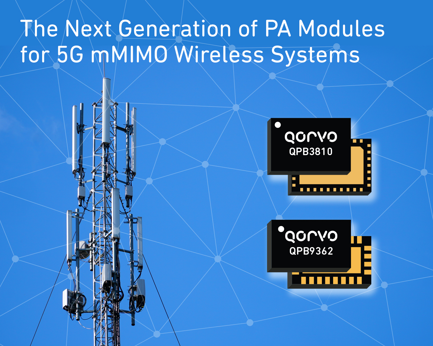 Qorvo® Delivers Next Generation PA Modules for 5G mMIMO Wireless Systems - Qorvo