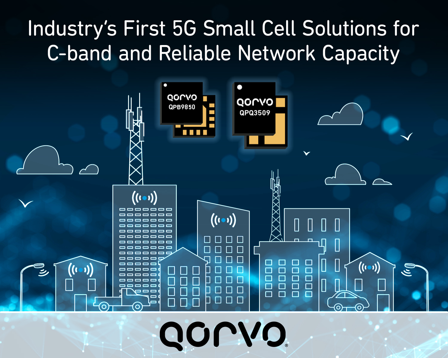 Qorvo® Delivers Industry’s First C-band BAW Band Pass Filter and Switch/LNA Module for 5G Small ...